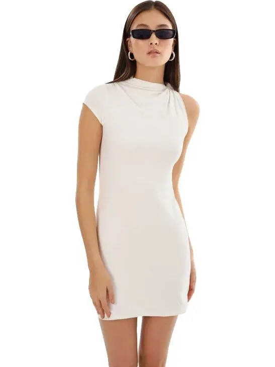 LAMARQUE Jersey Mini Dress - White