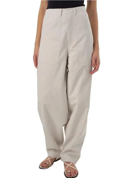 LAMARQUE Valya Relaxed Cargo Pants - Whisper White