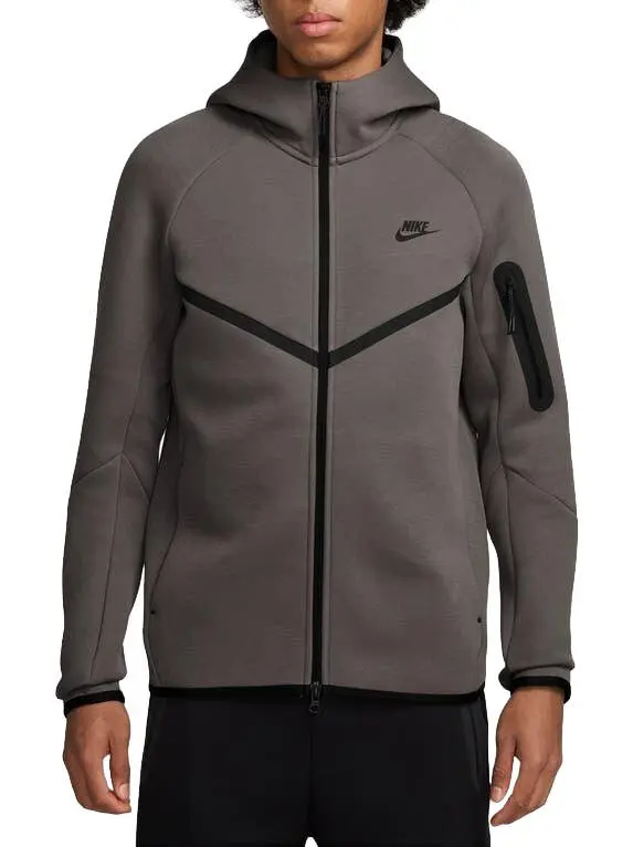 Nike Tech Windrunner Zip Hoodie - Cave Stone/black