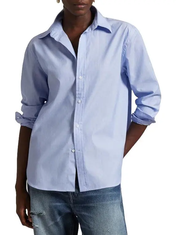 Polo Ralph Lauren Oversized Button-up Shirt - Classic Medium Blue