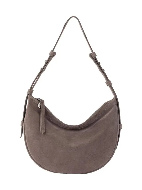 THE SAK Tess Leather Shoulder Bag - Mushroom Suede