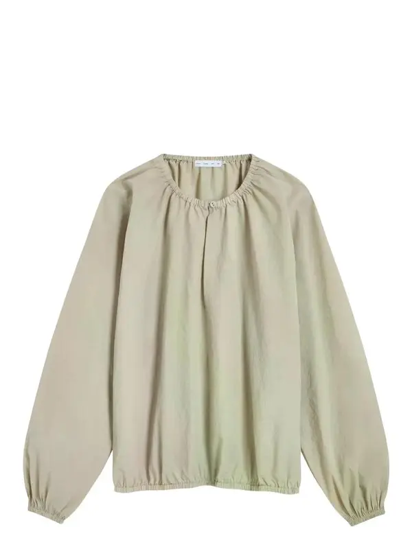 Proenza Schouler White Label Gathered-neckline Blouse - Green