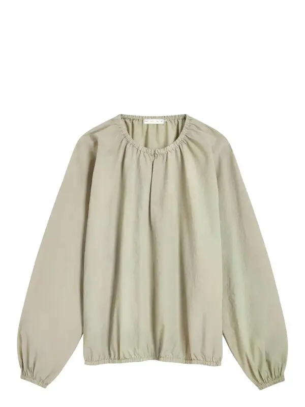 Proenza Schouler White Label Gathered-neckline Blouse - Green