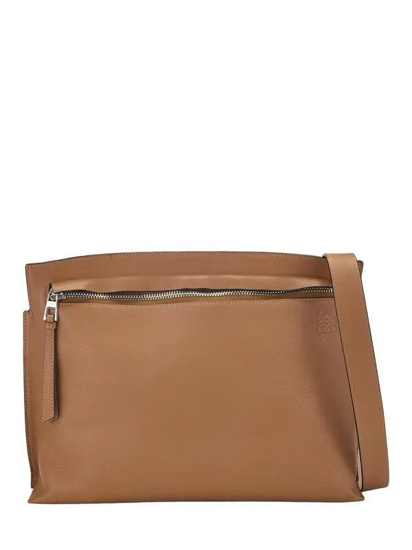Loewe Anagram T Messenger Bag - Brown