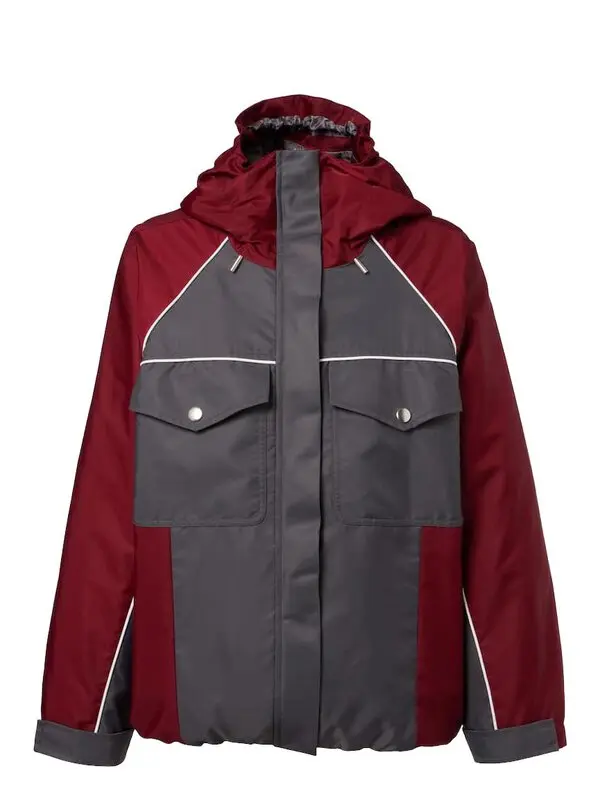 SELF-PORTRAIT Hooded Jacket - Grey