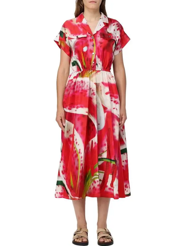 Tory Burch Printed Dress - Pink