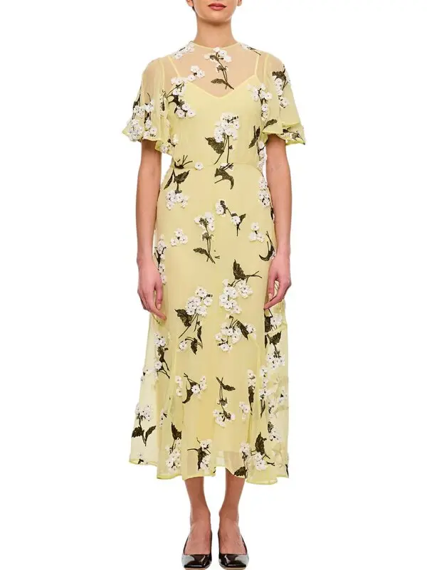 Erdem Dress - Yellow