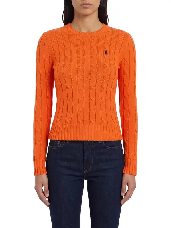 Polo Ralph Lauren Cable Knit Pullover - Orange