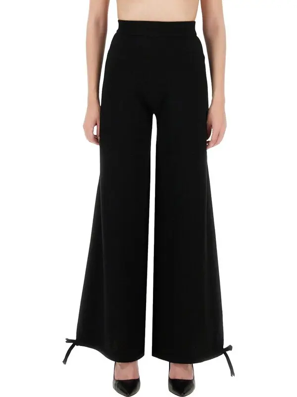 Max Mara Wide Leg Trousers - Black