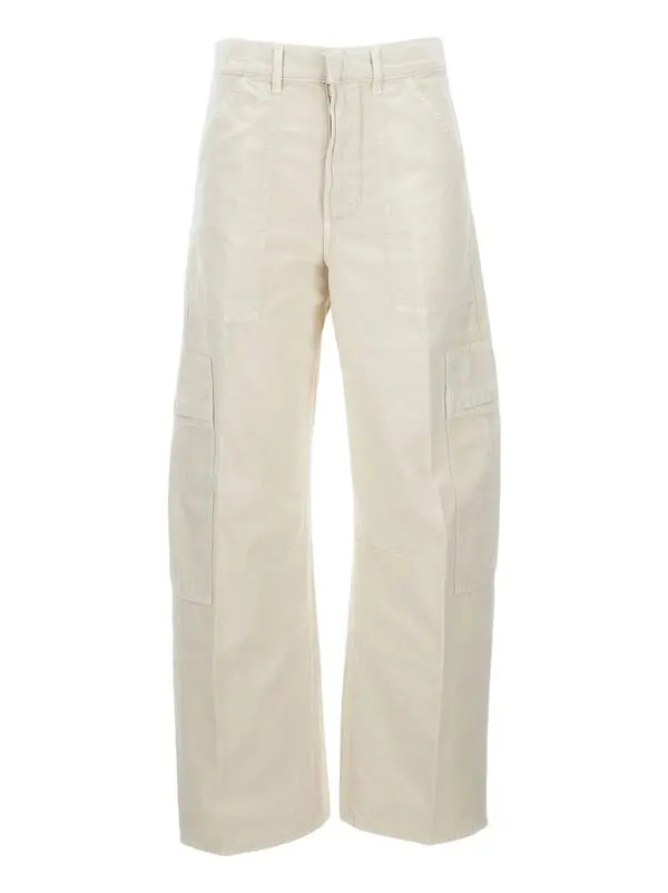 Citizens Of Humanity Wide-leg Cargo Pants - Beige