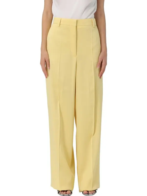 Stella McCartney Tailored Wide Leg Trousers - Yellow