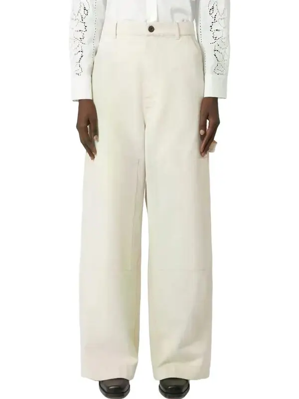 Max Mara High-waisted Cargo Trousers - Neutrals