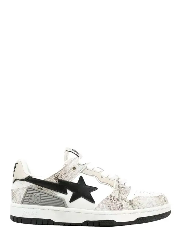 A BATHING APE Sk8 Sta Panelled Sneakers - Multicolour