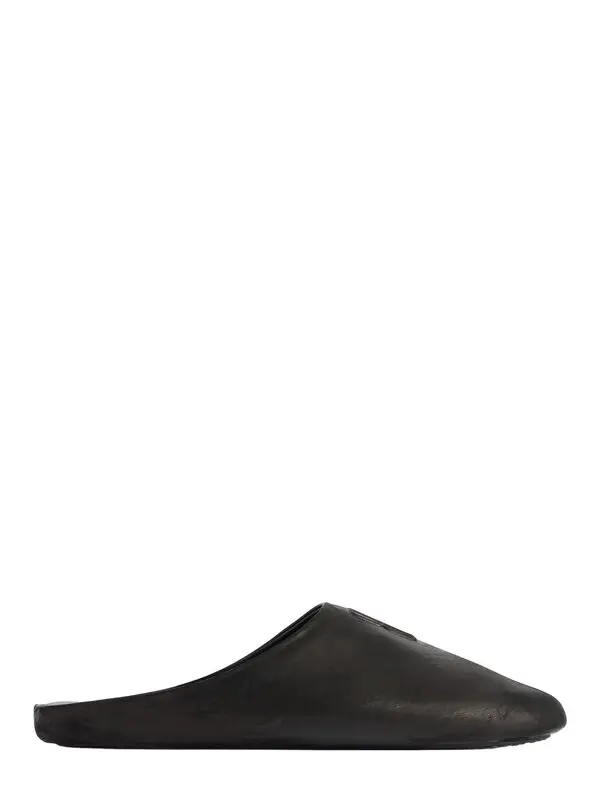 Balenciaga Château Flat Mule - Black
