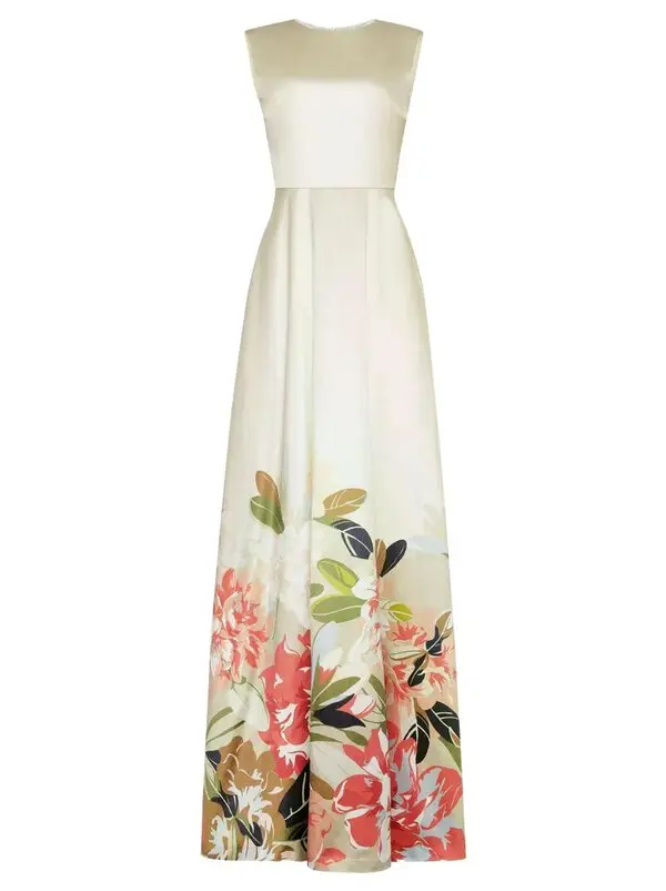 Adam Lippes Alienor Maxi Dress - Neutrals
