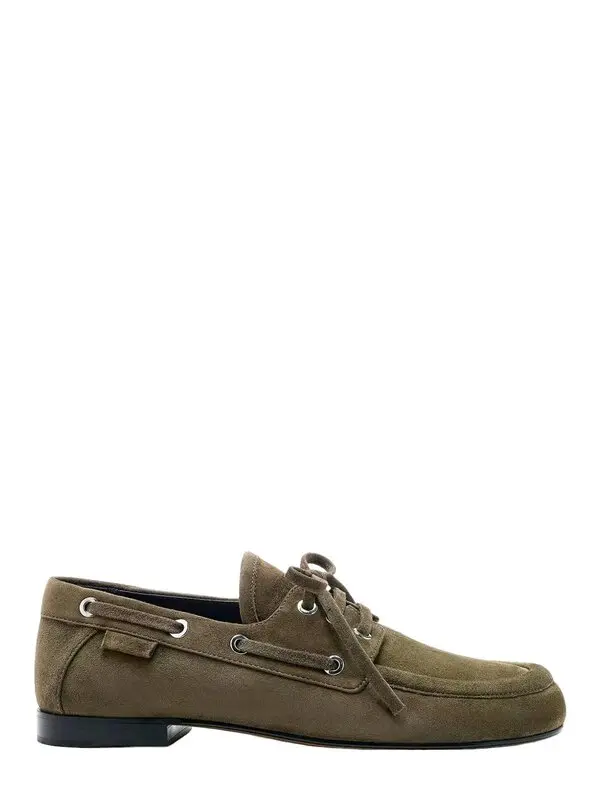 Proenza Schouler Leather Loafers - Green