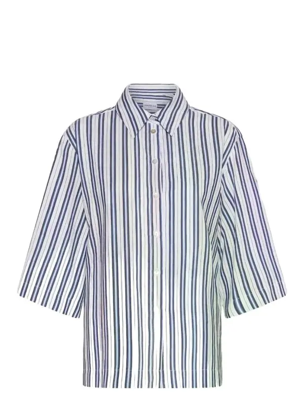 Marella Striped Button-down Shirt - White