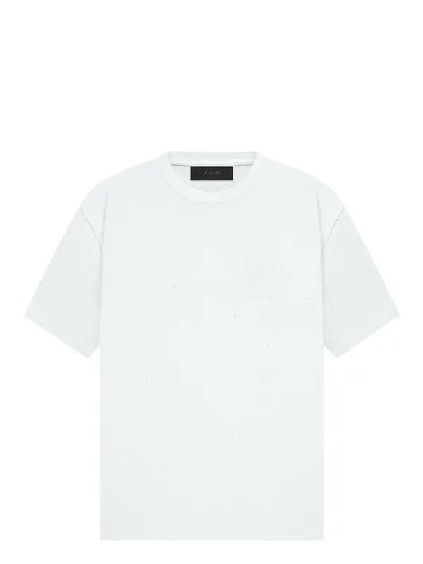 Amiri Logo Shotgun Tee - White