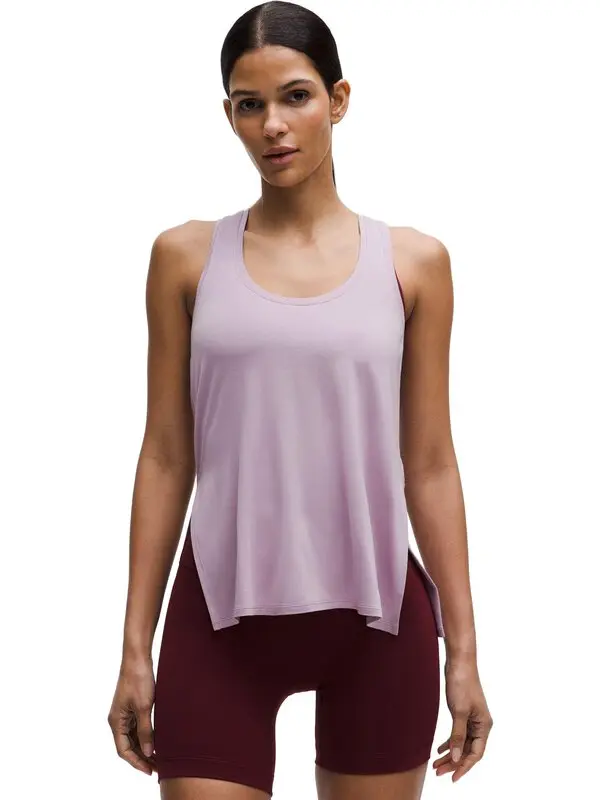 Lululemon Silkappeal Side-slit Tank Top - Lotus Lavender