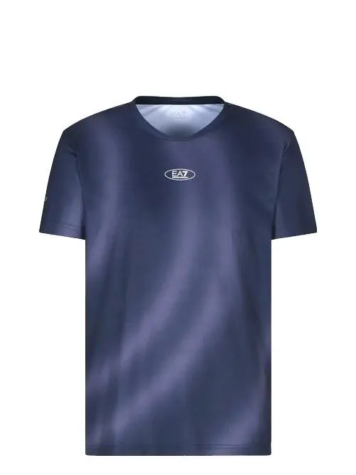 Emporio Armani Tennis Pro Crew-neck T-shirt - Blue