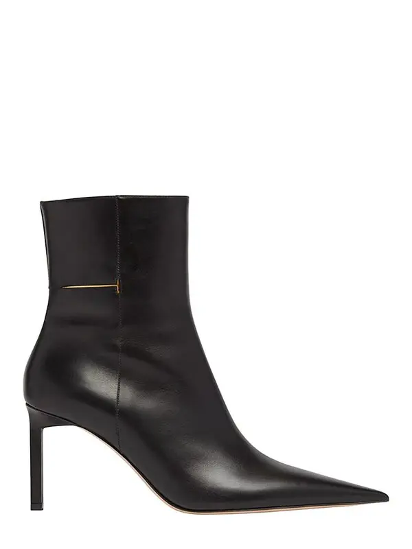 TOM FORD Julianne Leather Booties - Black