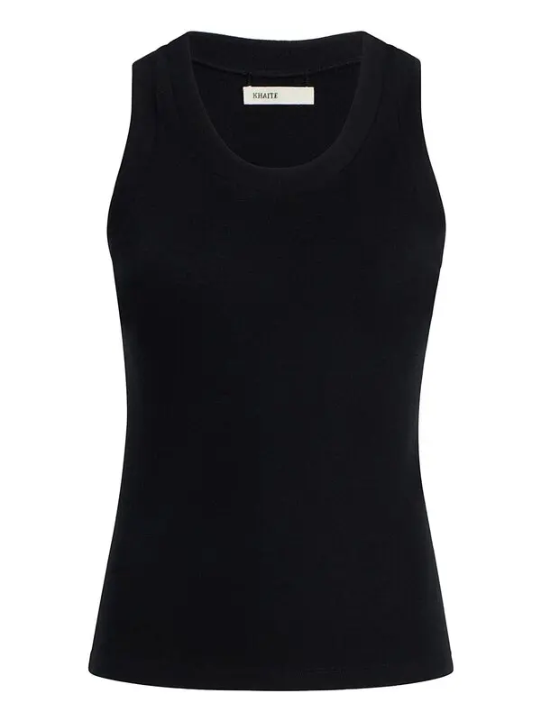 Khaite Isha Tank Top - Black