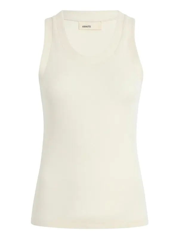 Khaite Isha Tank Top - Cream