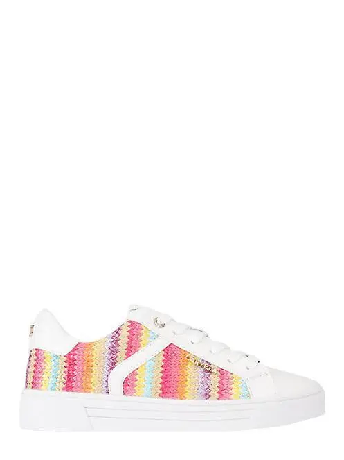 Carvela Daze Stripe Faux-leather Low-top Trainers - Mult/other