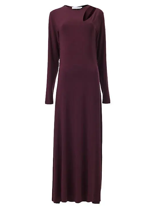 LEEM Stretch-jersey Maxi Dress - Purple