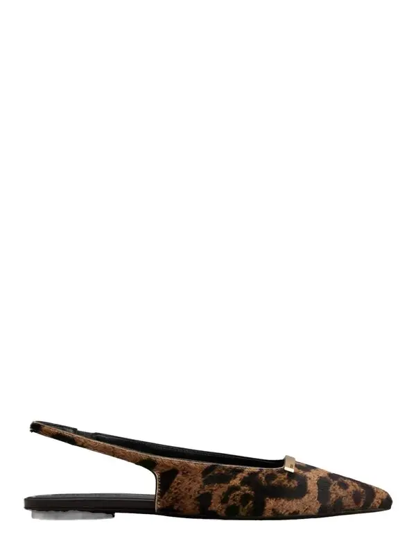 TOD'S Pointed-toe Slingback Pumps - Brown