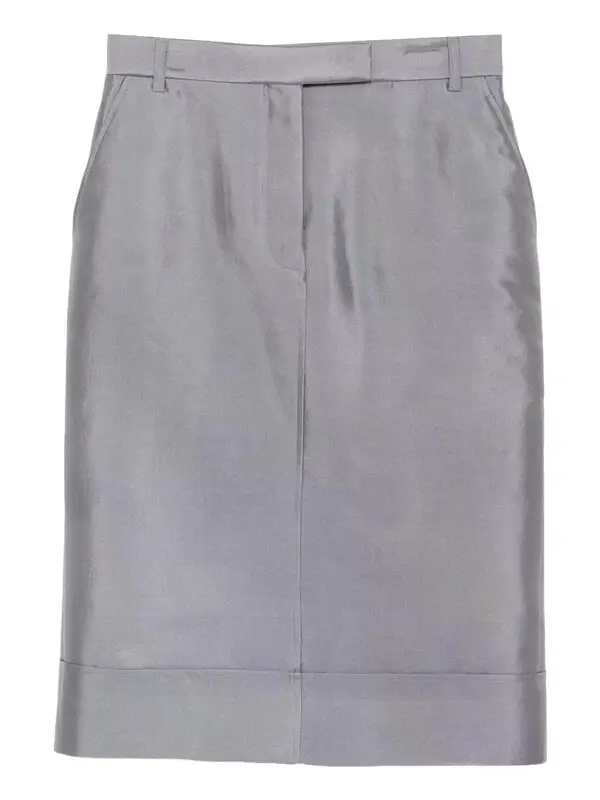 Thom Browne Knee-length Beltloop Sack Skirt - Grey