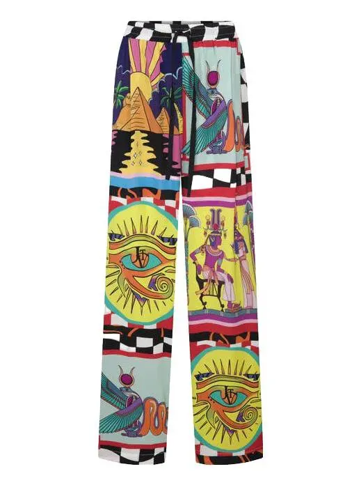 JE TE VEUX Egypt Print Pant - Egyptian Print