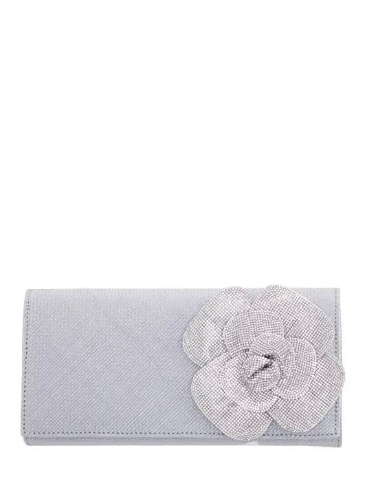 Nina Jollie Clutch - Dark Silver