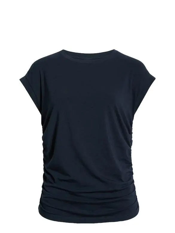 Zella Breezy Ruched Top - Navy Sapphire