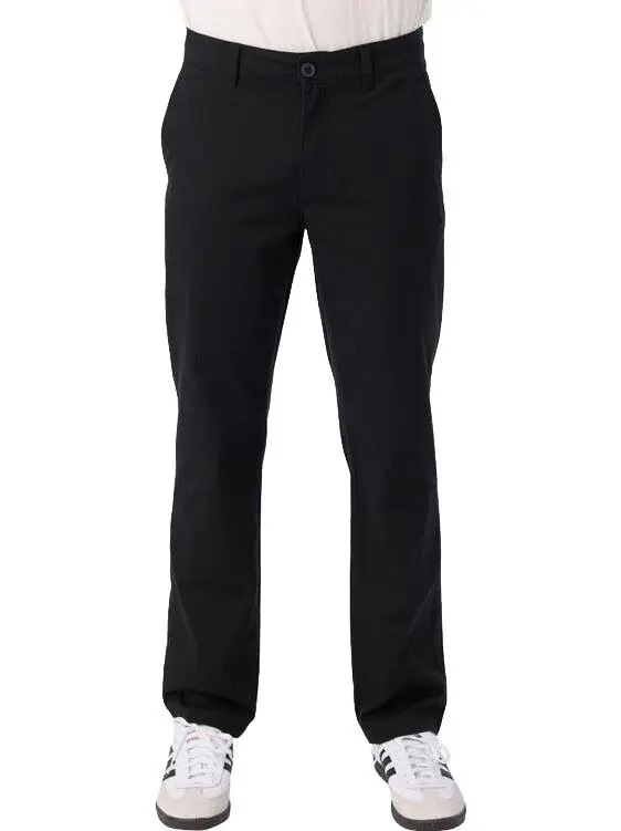 O'Neill Transporter Flat Front Stretch Cotton Chinos - Black