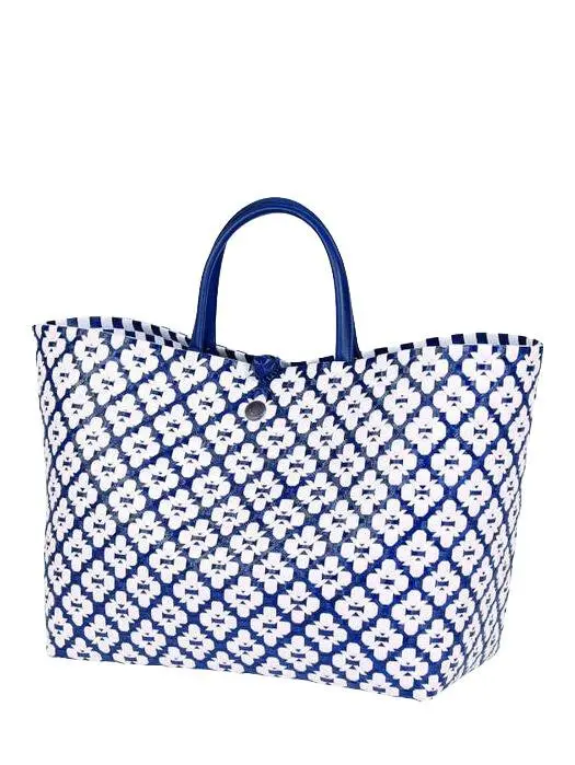 HANDED BY Motif Recycled Plastic Shopper - Navy
