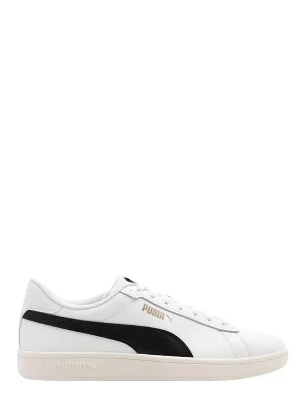 PUMA Smash 3.0 L Sneakers - White/black/gold