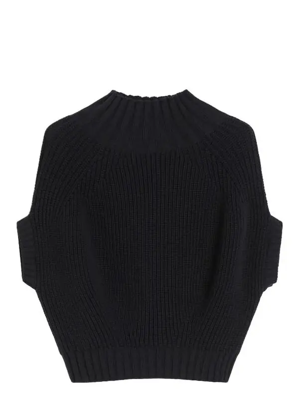 Max Mara Balloon-shaped Cotton Jumper - Black
