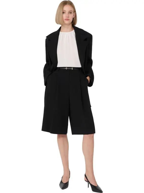 Max Mara Cady Bermuda Shorts - Black