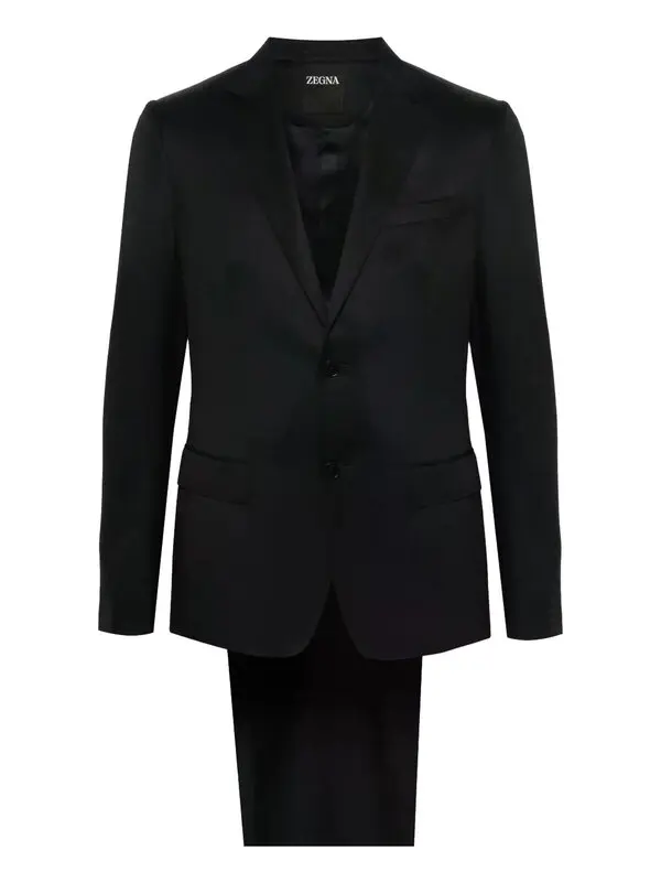 Zegna Single-breasted Suit - Blue