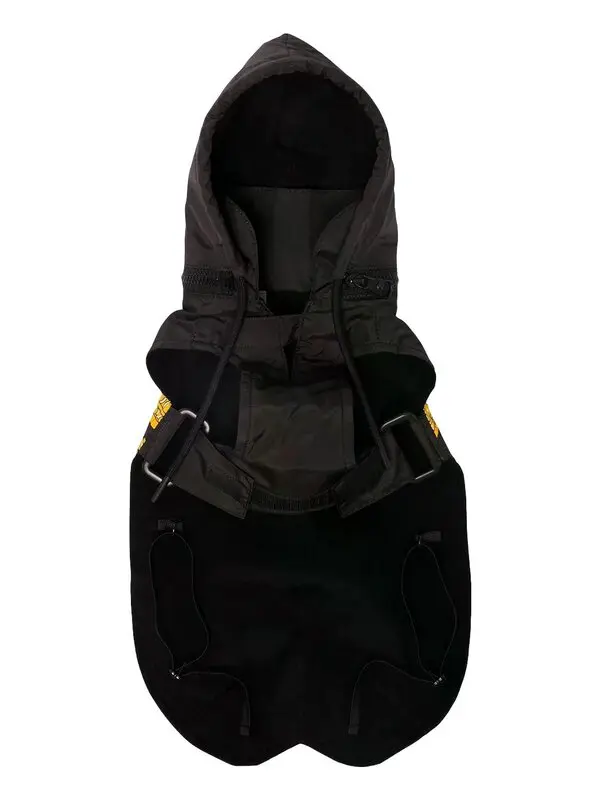 Versace Medusa Print Dog Rain Coat - Black