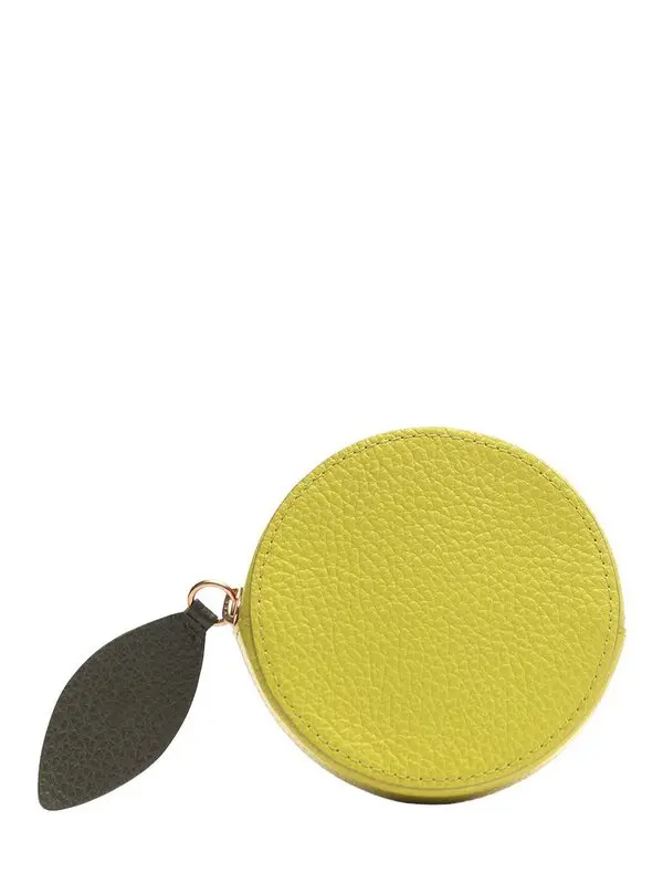 Cuyana Leather Pouch - Lime
