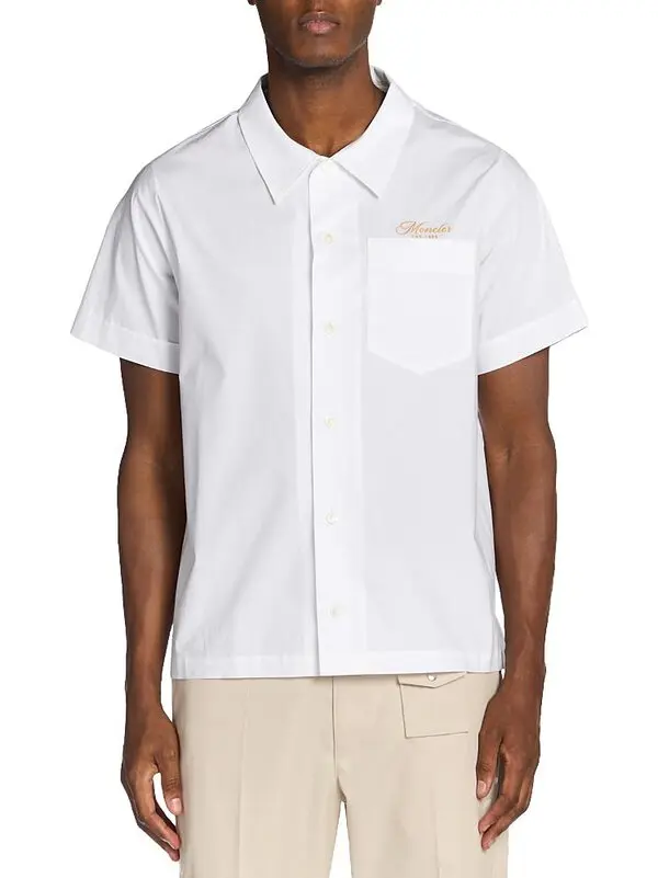 Moncler Button Front Pocket Shirt - White