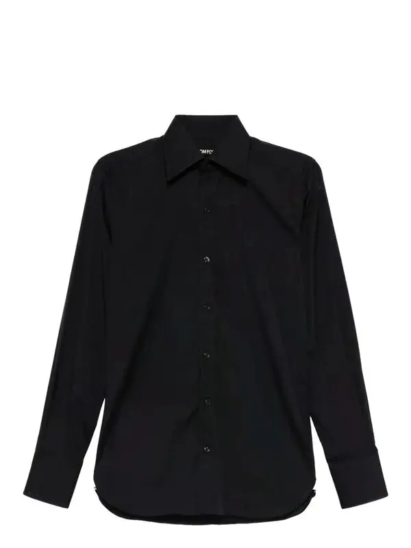 TOM FORD Poplin Shirt - Black