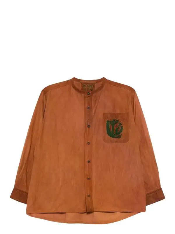 KINYAN LAM Button-down Shirt - Brown