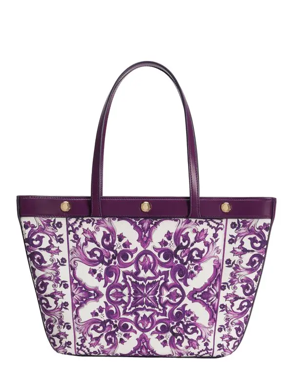 Dolce & Gabbana Majolica-print Atene Shopping Bag - Multicolor