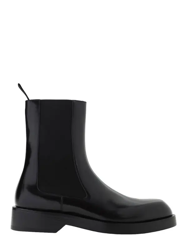 JIL SANDER Calf Leather Boots - Black