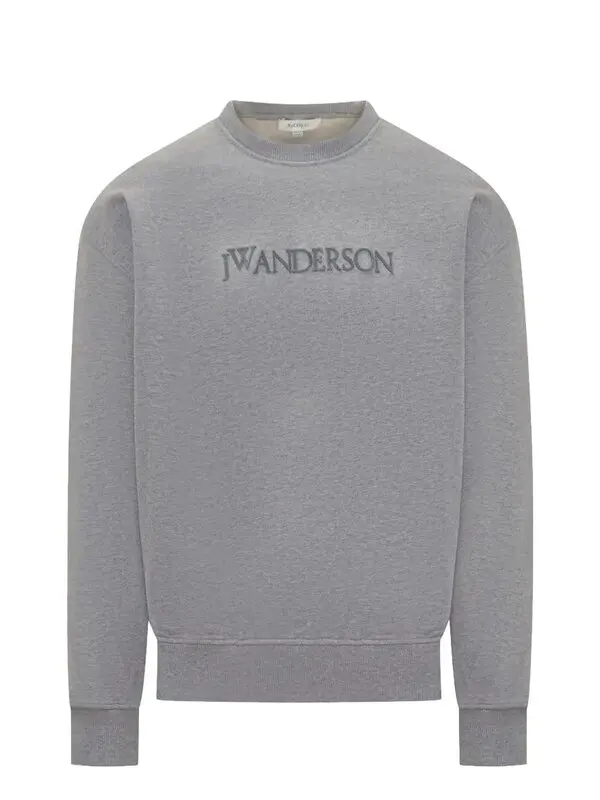 JW Anderson Embroidered Logo Sweatshirt - Grey
