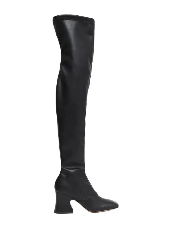 Chloé Janis Over-the-knee Stretch Boots - Black