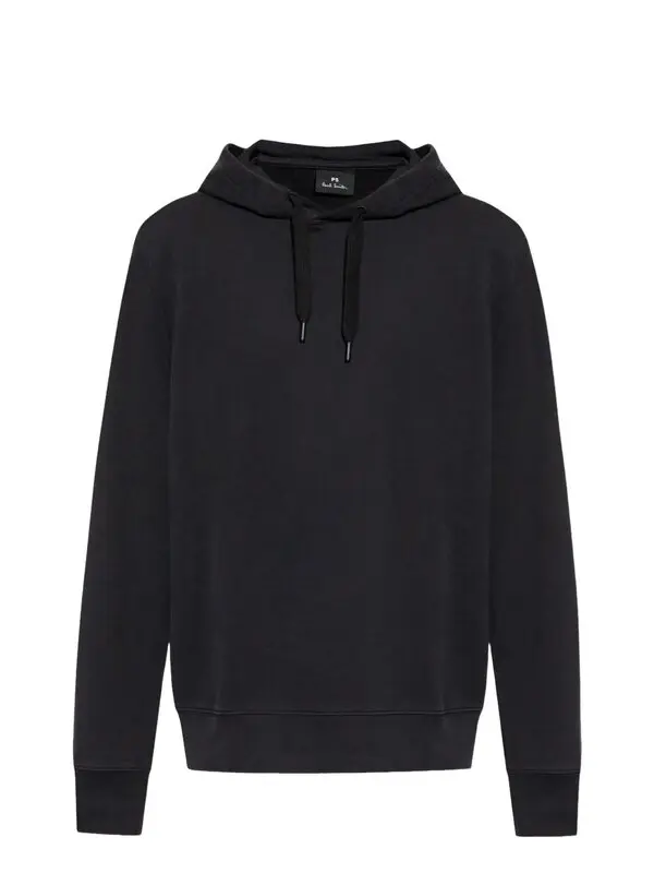Paul Smith Happy Cotton Hoodie - Black